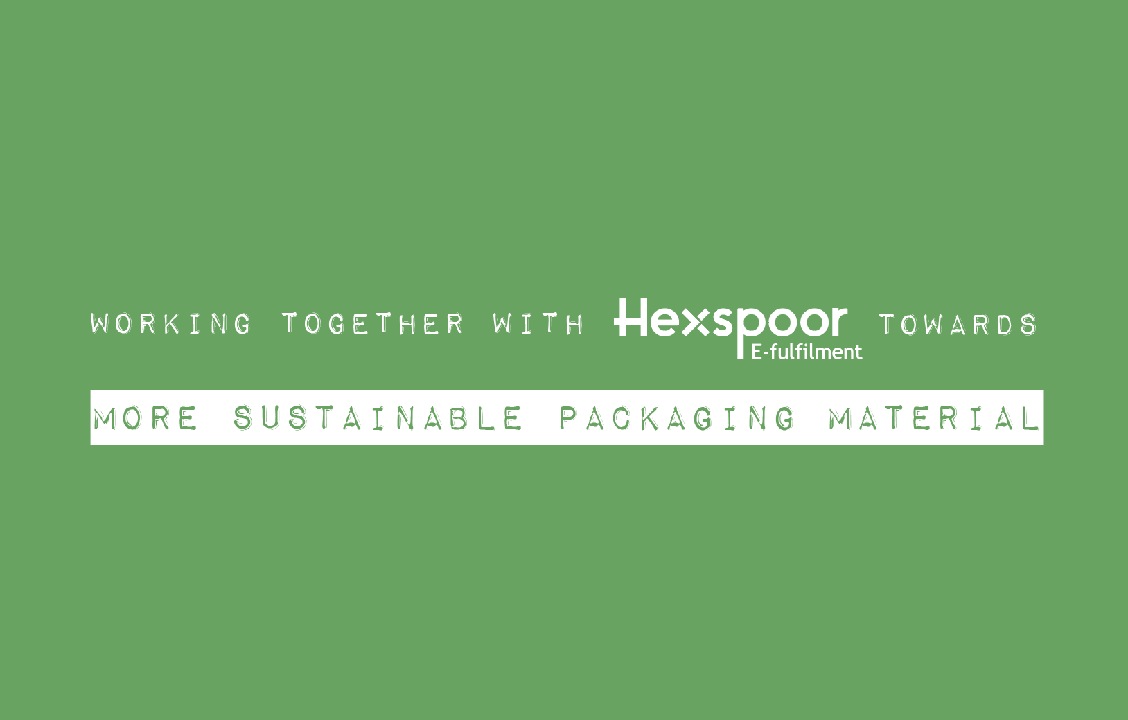 Grass paper packaging as sustainable alternative - Hexspoor E-fulfilment