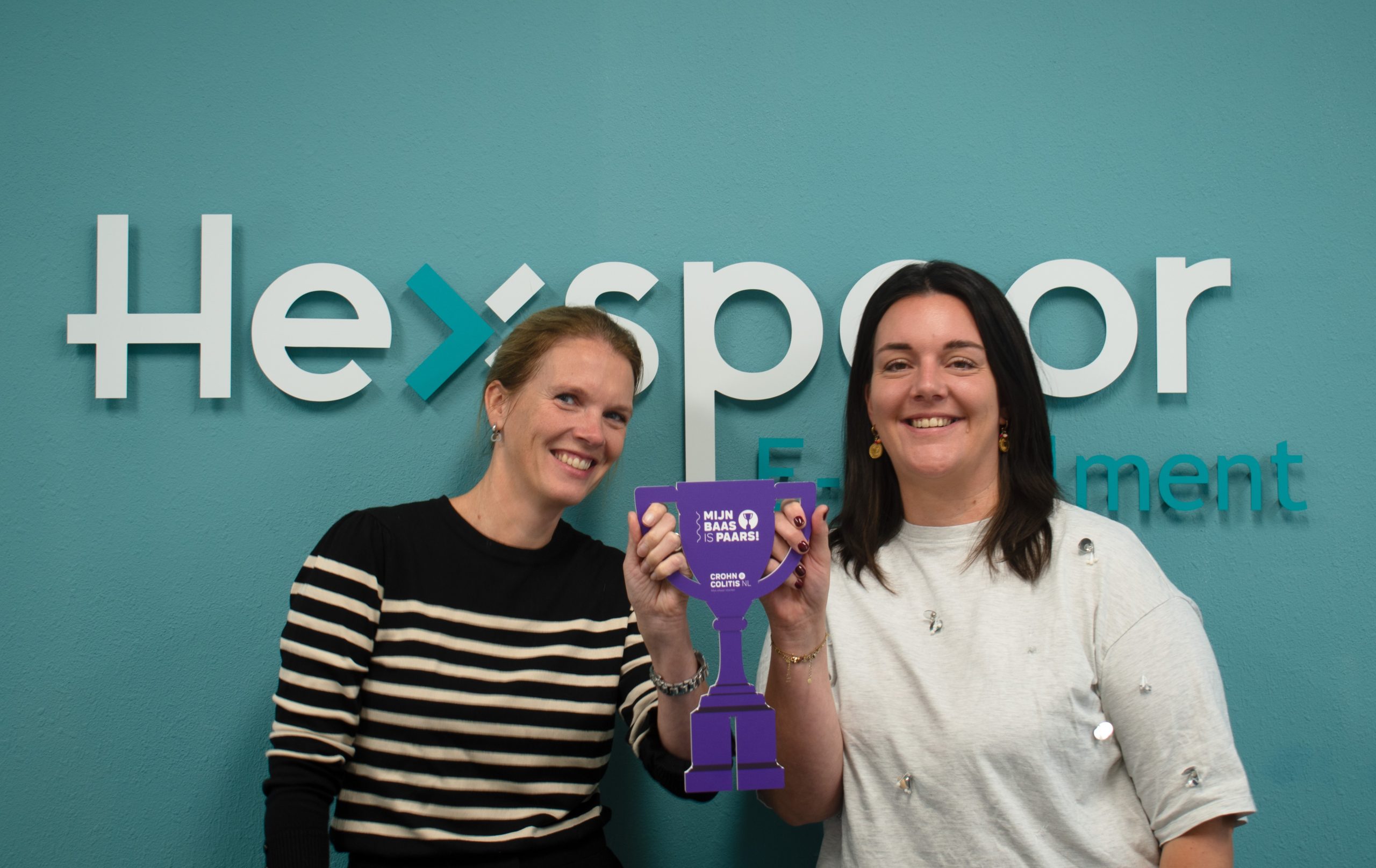 Hexspoor receives “My Boss is Purple” trophy - Hexspoor E-fulfilment